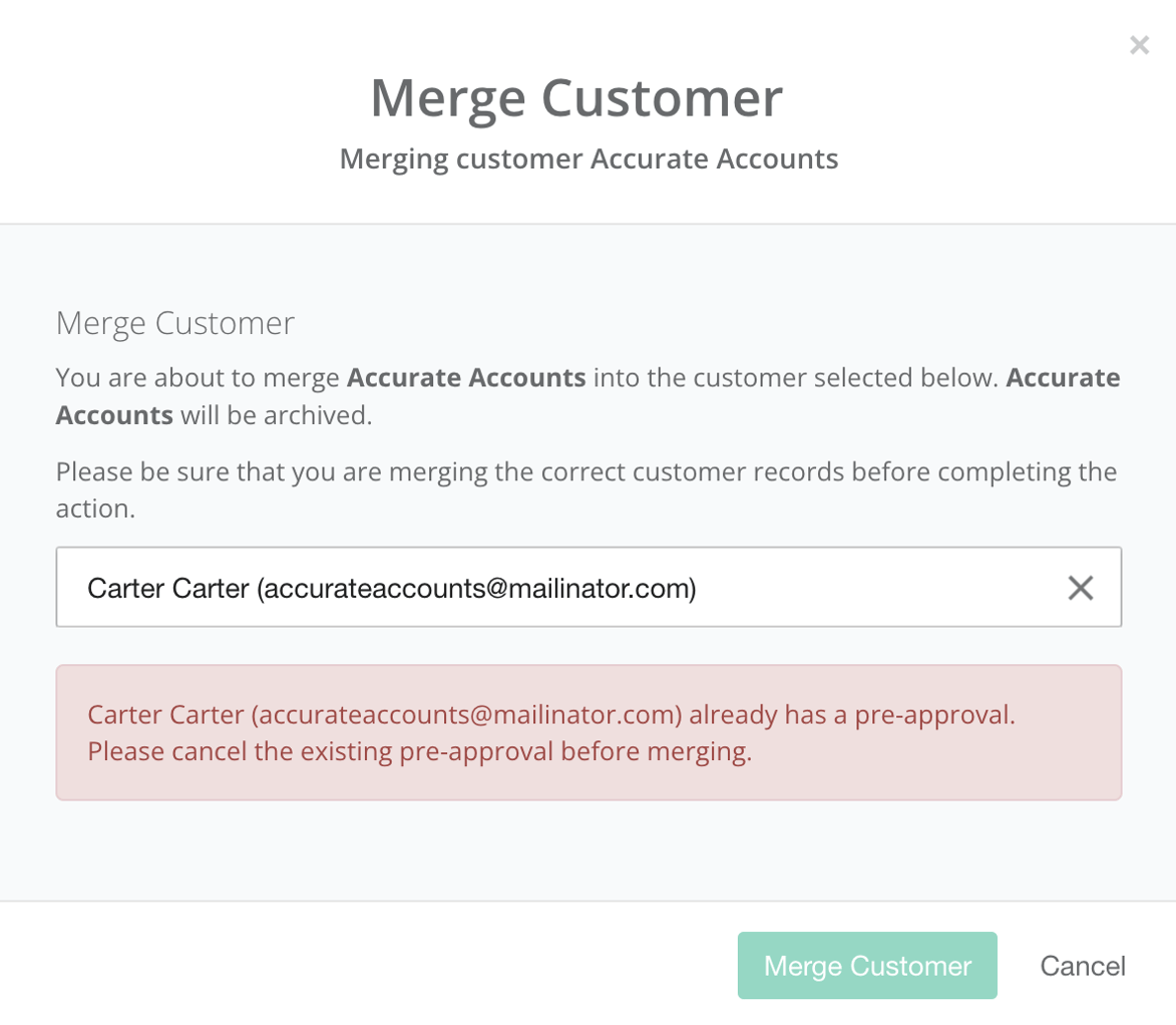 Merge Customer Records, and how to do this properly